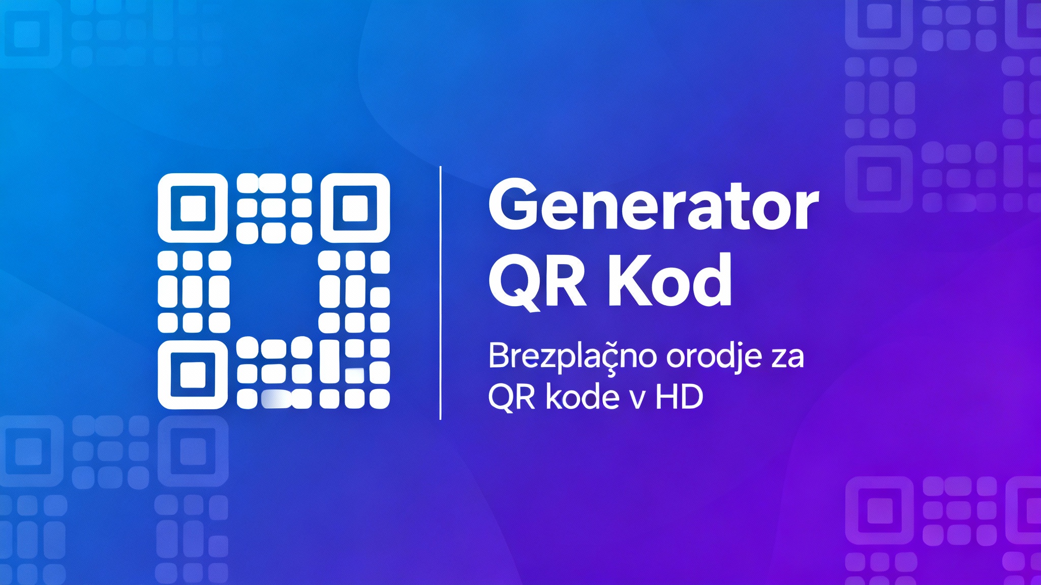 Generator QR Kod - Ustvari QR kode za povezave, besedila in fotografije